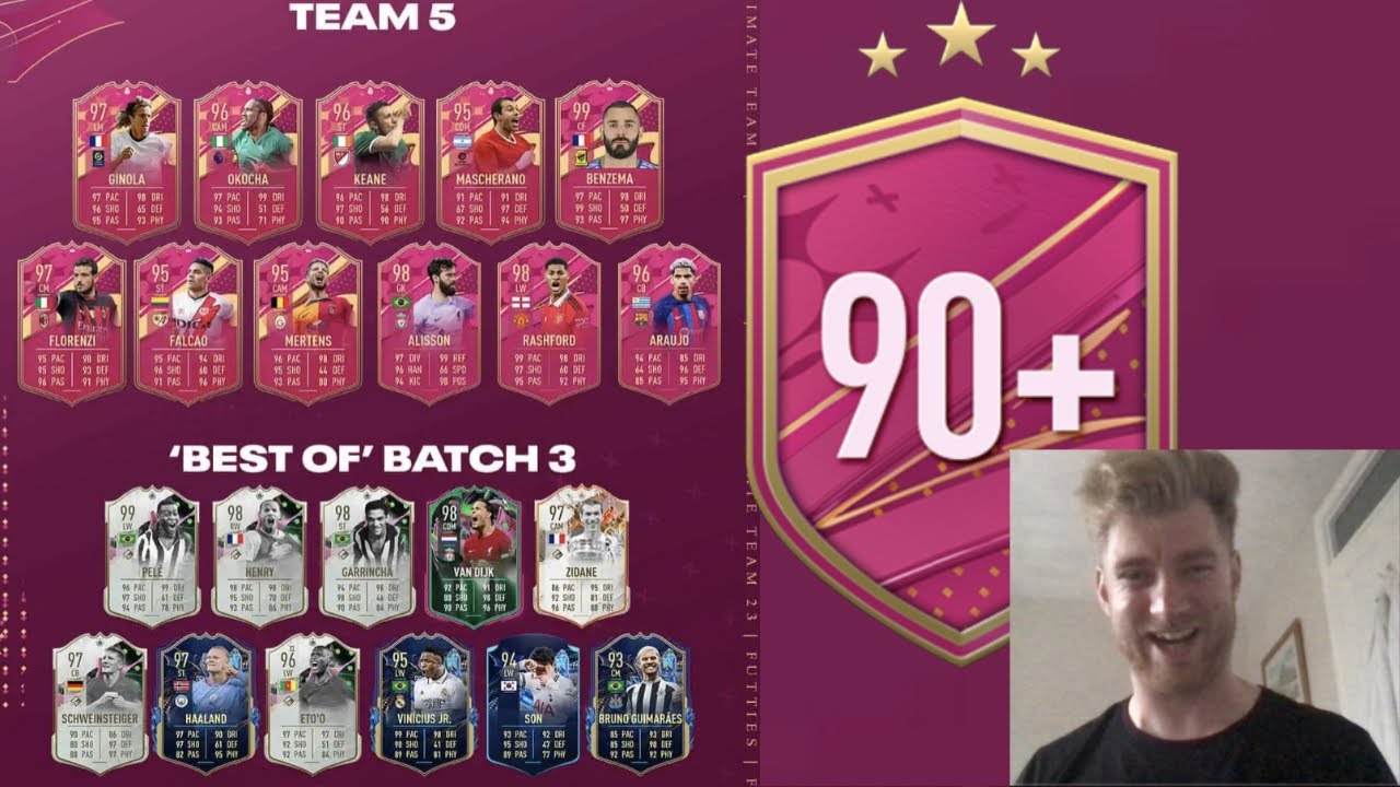 Insane Futties Team 5 Packs New 90 Tots Ss Futties Pp Sbc Complete