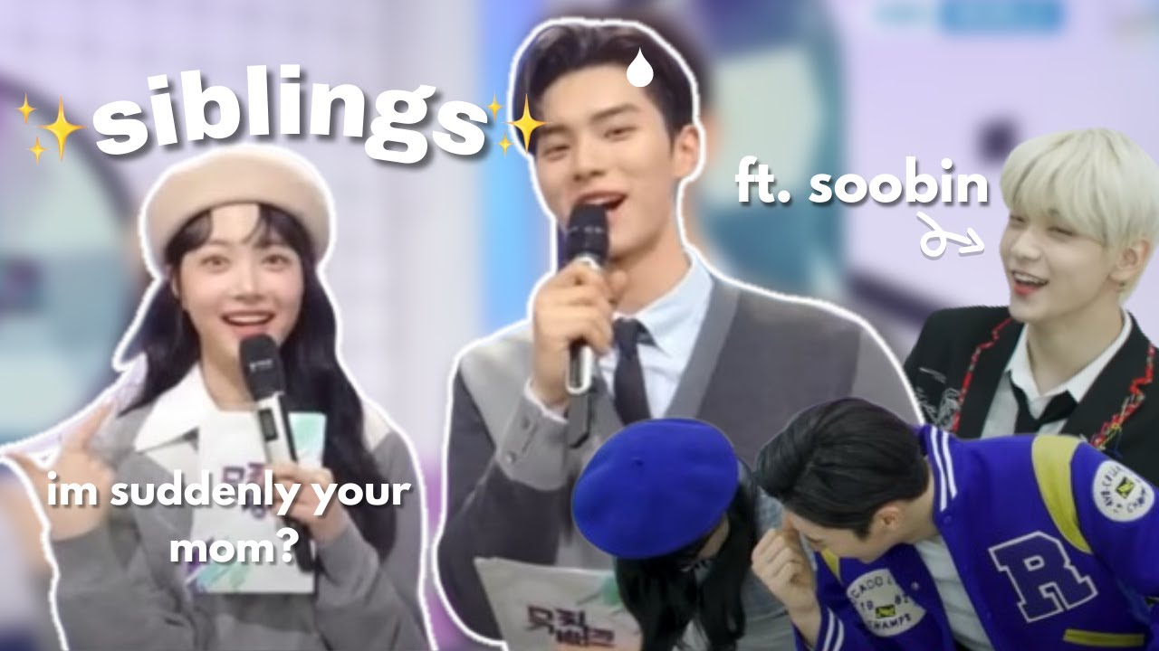 just eunchae and chaemin being siblings for 3 mins straight (ft. soobin ...