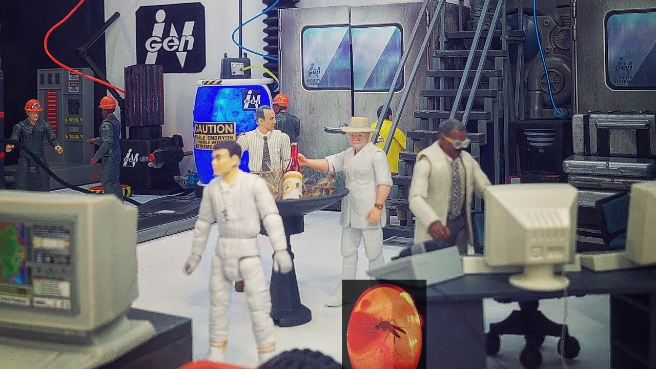 Mattel Creations Dr Henry Wu With InGen Lab Diorama! - YouTube