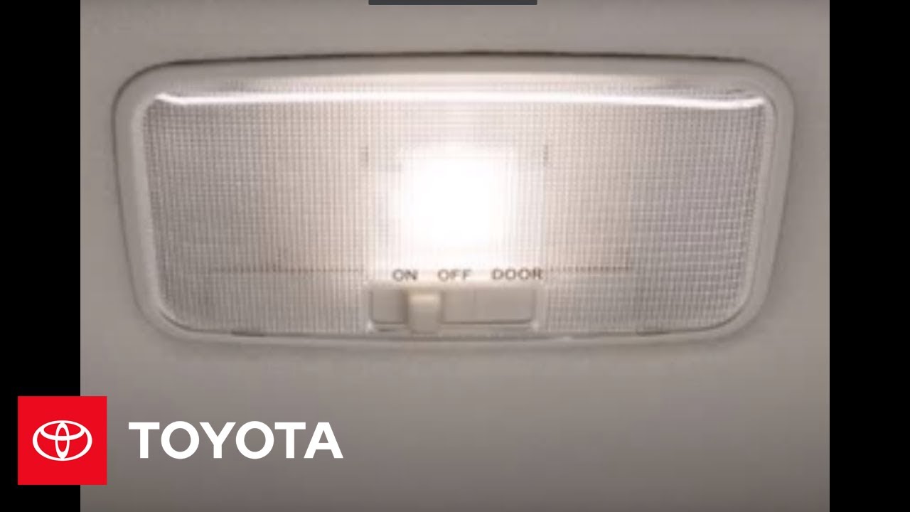 2007 - 2009 FJ Cruiser How-To: Interior Lights | Toyota - YouTube