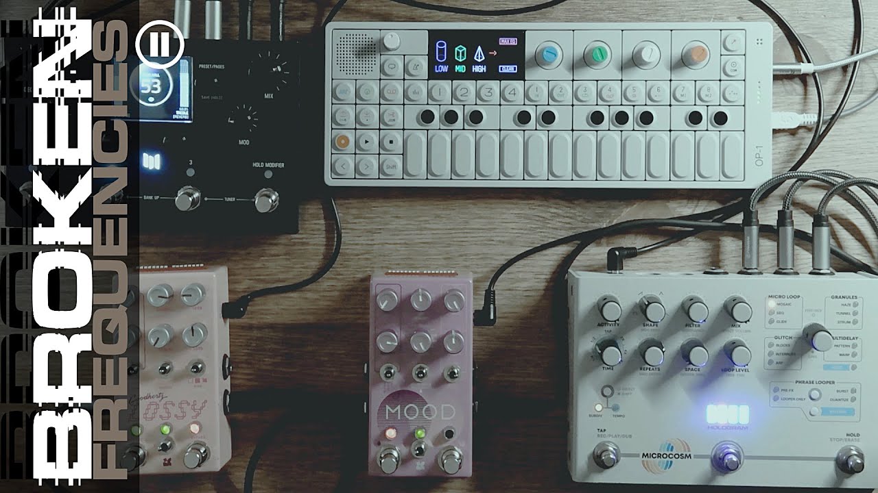 Broken frequencies 2 - OP-1, Mood MKII, Lossy, Mercury X and Microcosm - YouTube