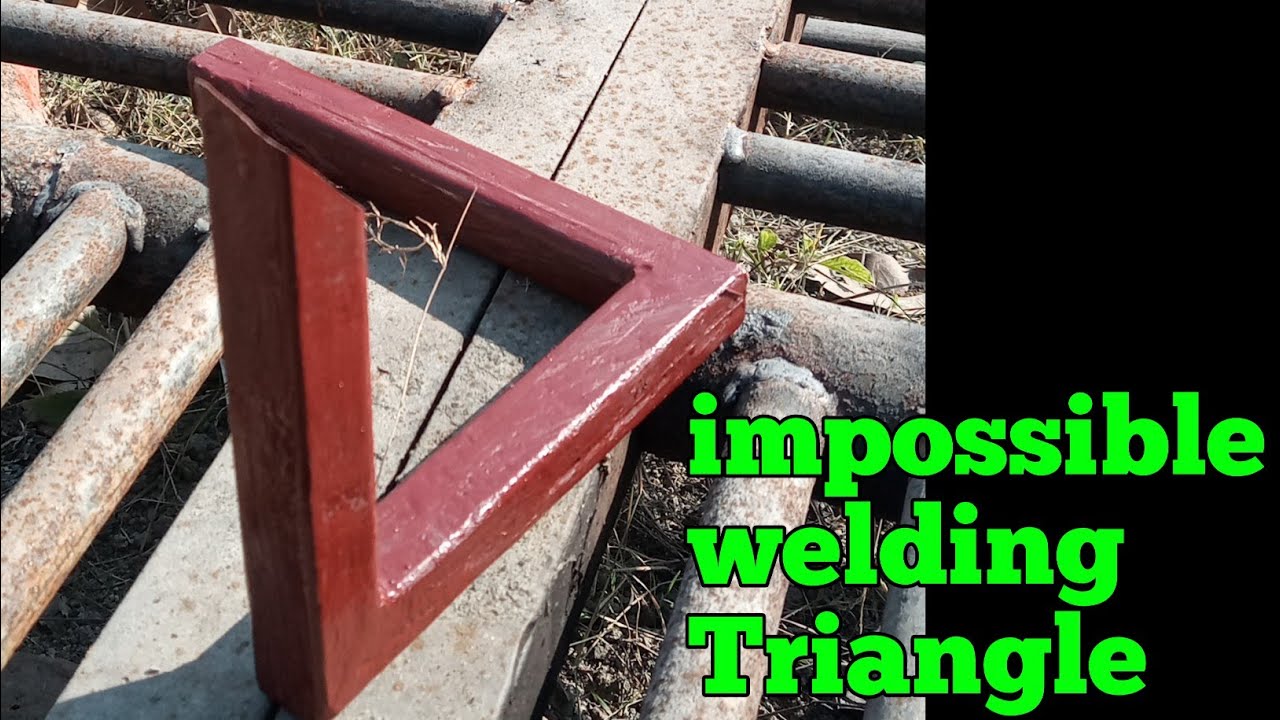 impossible welding Triangle#khanfabrication #bahraich #shorts - YouTube