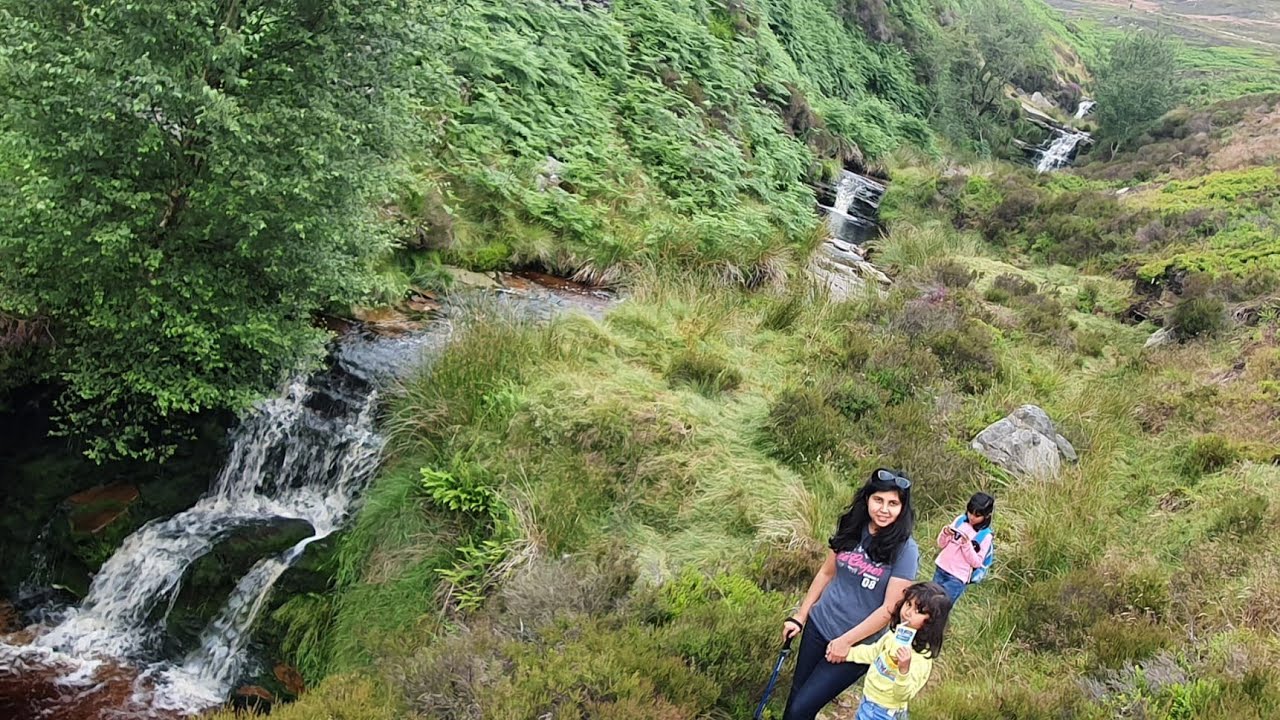 Seven Falls Tintwistle UK Direction in description Peak District NP ...