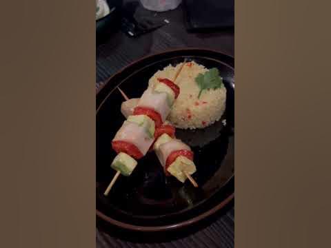 Курячий шашлик з кускусом і овочами. - YouTube