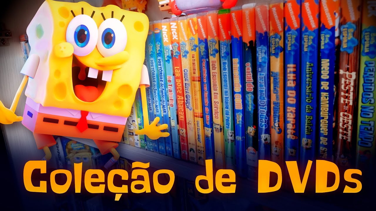 Coleção de DVDs do Bob Esponja! - SpongeBob Room! (APDN Update) - YouTube
