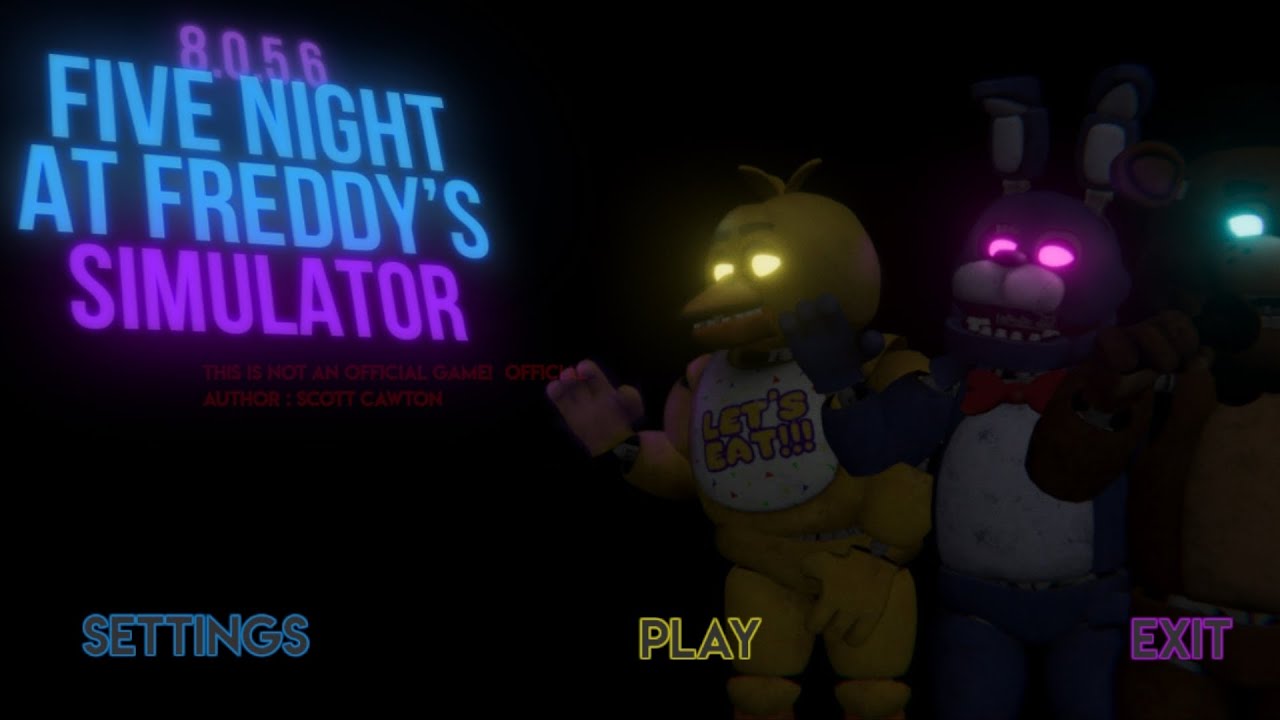 Five Night at Freddy's Simulator gameplay - YouTube