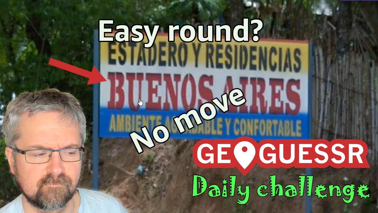 Geoguessr Daily Challenge - Easy round? - No move - YouTube