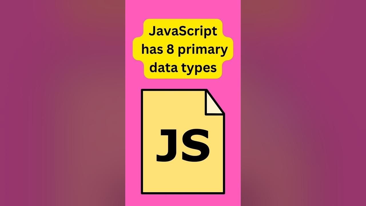 JavaScript Data Types in a Nutshell - YouTube