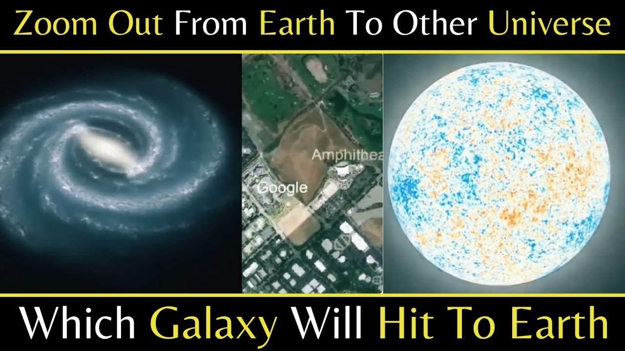 zoom out from earth to other universe | Planets , Star , Galaxies ...