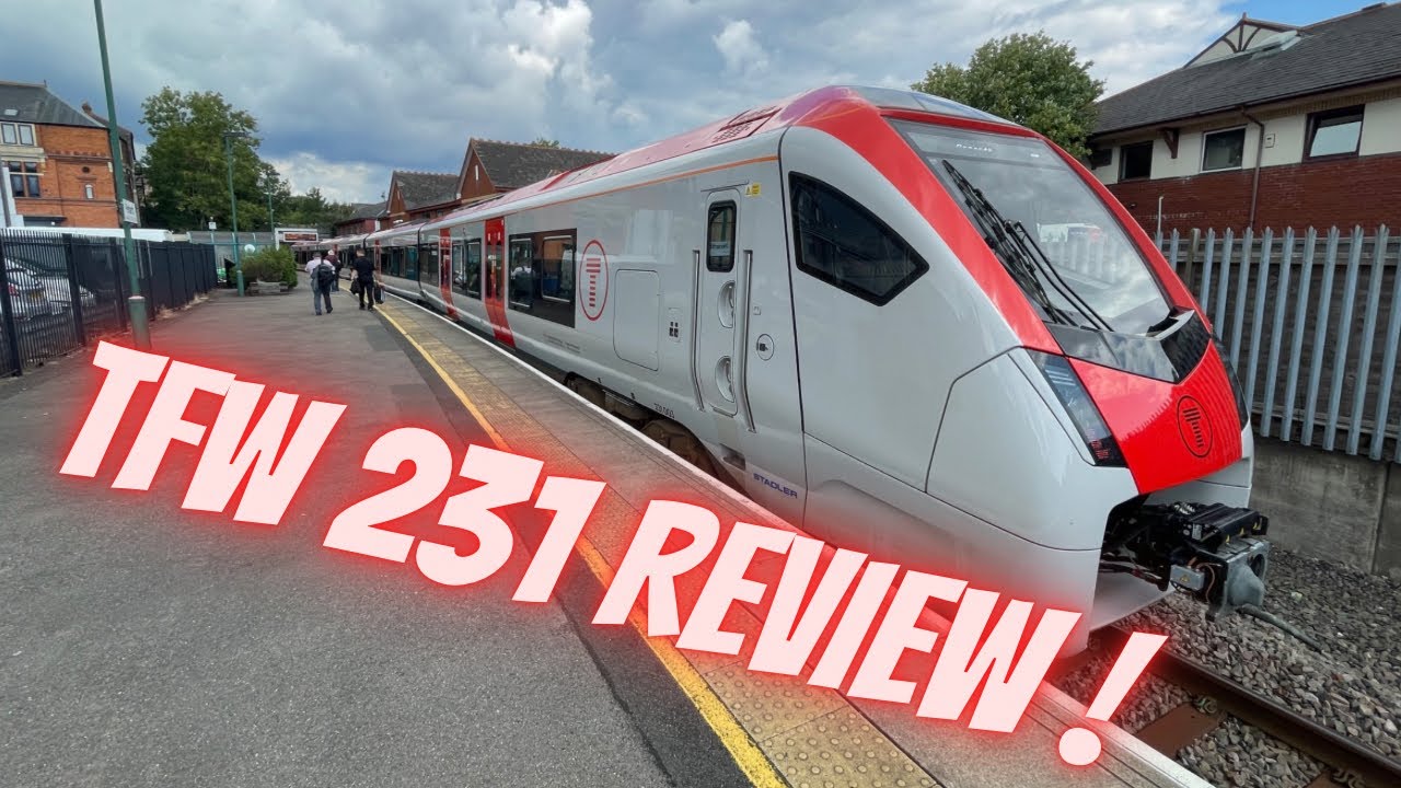 New Transport For Wales Class 231s Review | Cardiff Central to Penarth ...