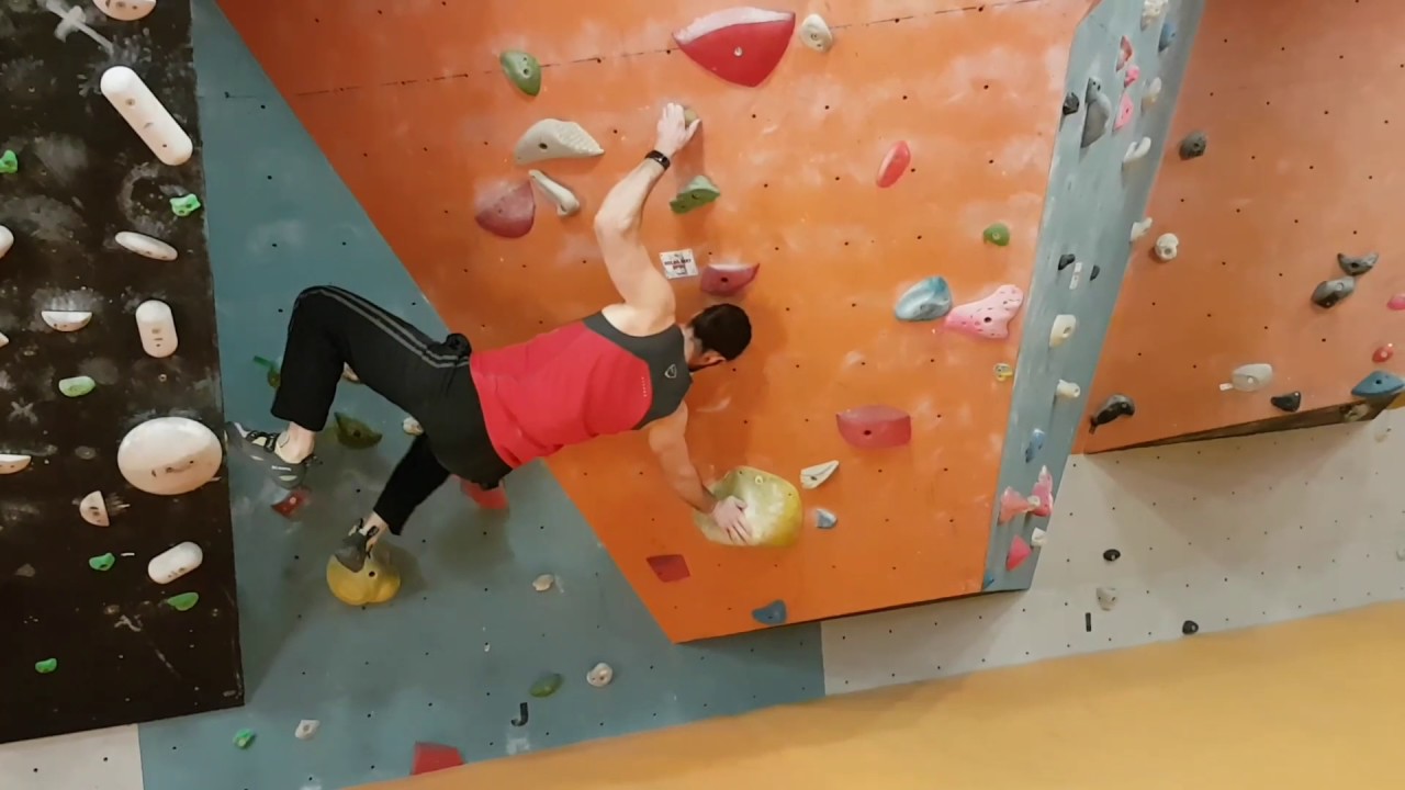 Climbing Bouldering indoor v6-v7 - YouTube