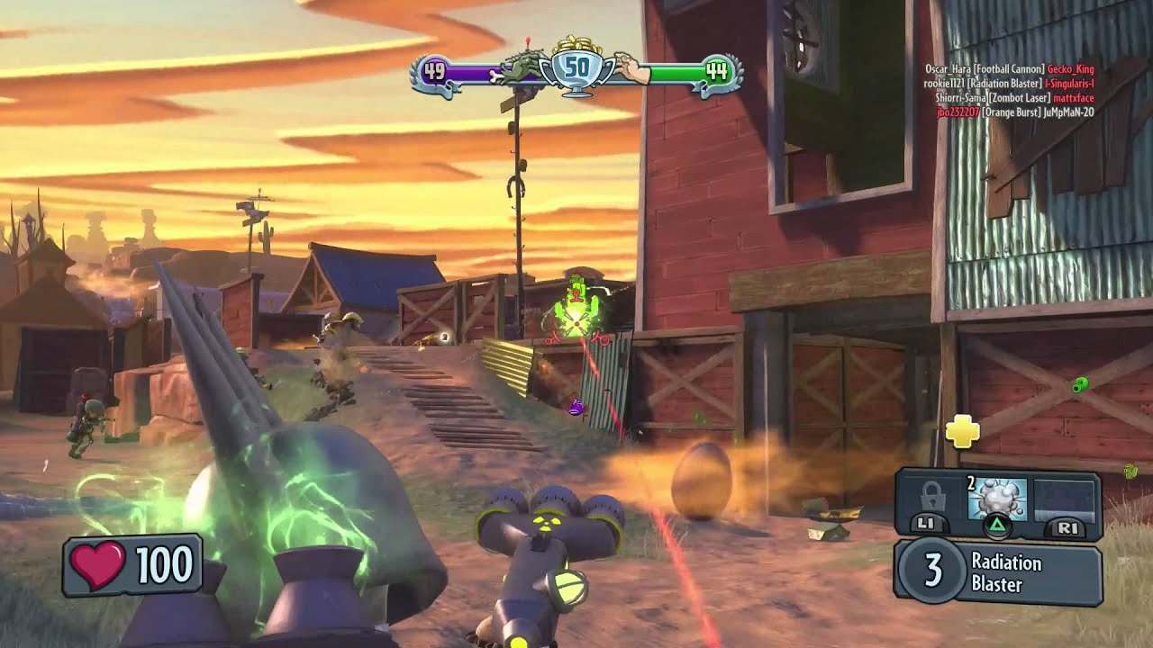 Plants vs. Zombies Garden Warfare Walkthrough 4 - DR. TOXIC (PS4 1080p ...