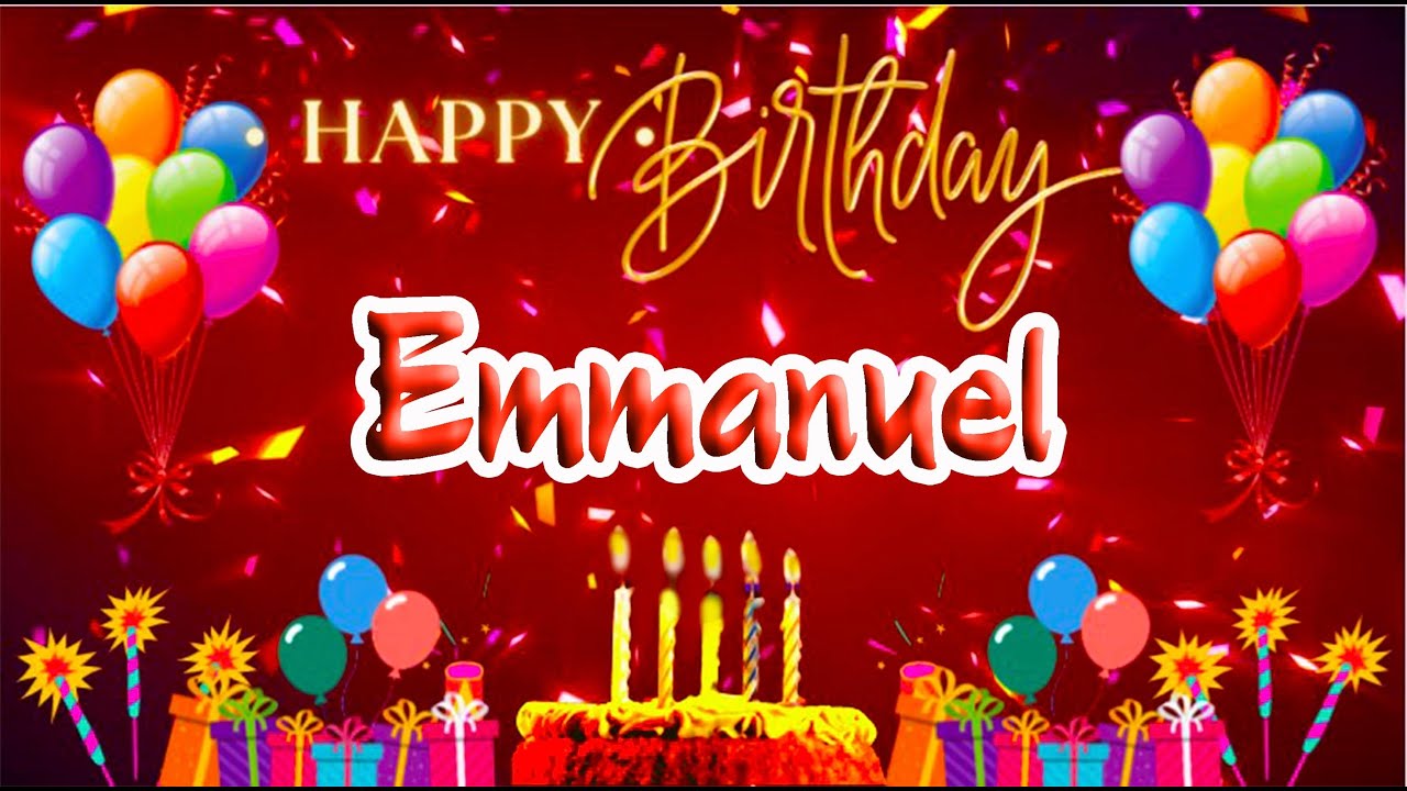 Emmanuel Happy Birthday Song: Emmanuel Ultimate Birthday Surprise - YouTube