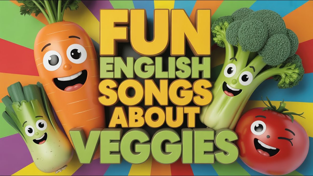 Learn Vegetables in English | Vegetable Song for Kids | Fun Educational ...