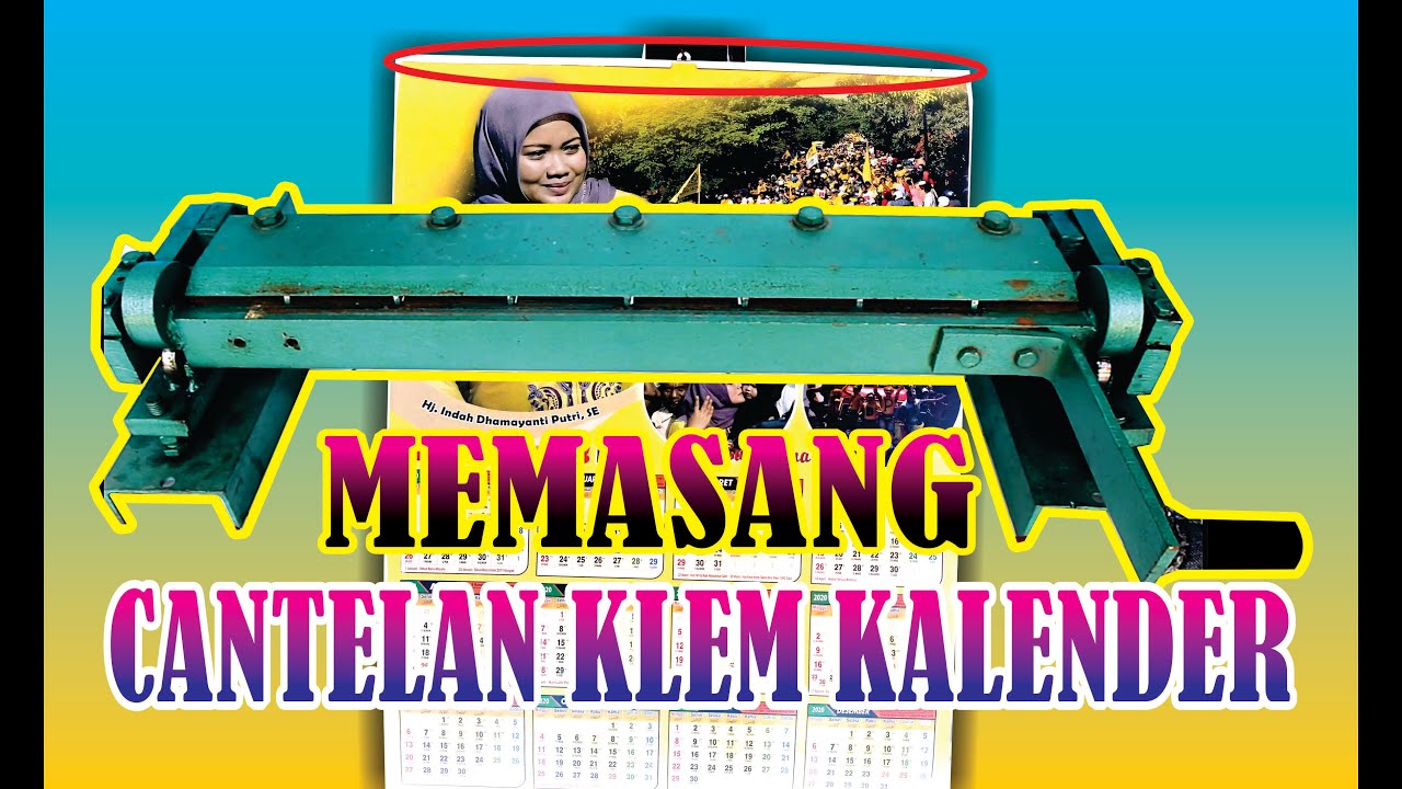 CARA MEMASANG KLEM KALENDER - YouTube
