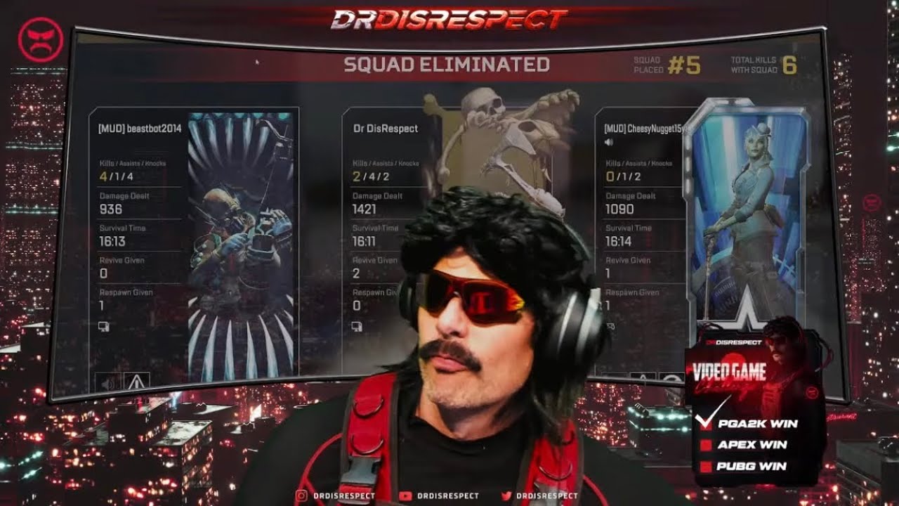 Playing apex legends with the doctor of disrespect(dr disrespect) - YouTube