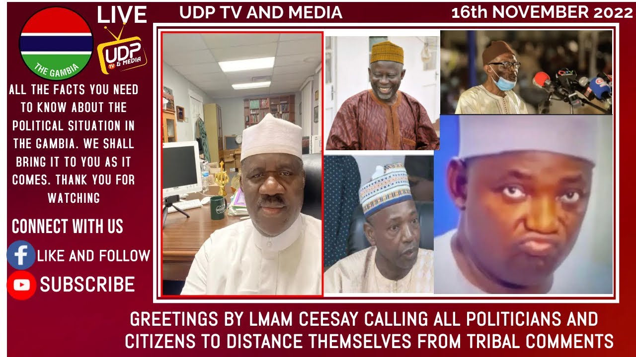 IMAM CEESAY CALLING ALL POLITICIANS AND CITIZENS TO DISTANCE THEMSELVES ...