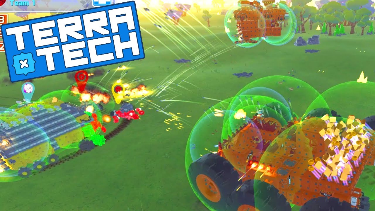 Battle Royale Of Giant Techs - Terratech Multiplayer Gameplay - YouTube