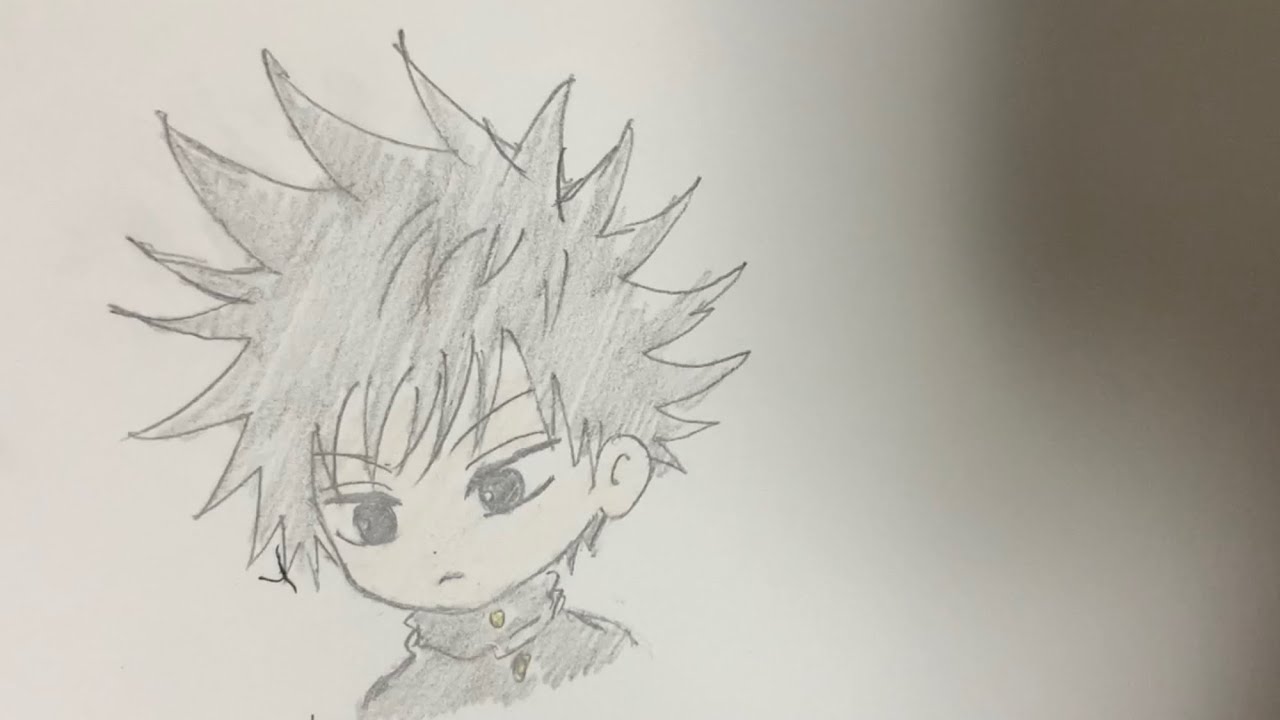 How To Draw Megumi | Step By Step | Jujutsu Kaisen - YouTube