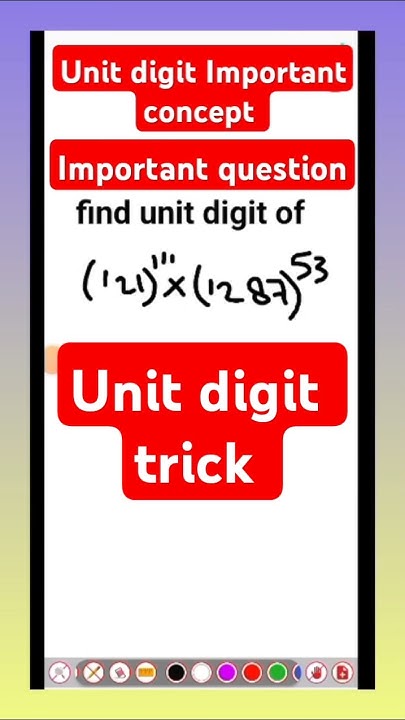 Find the unit digit| Important question|Unit digit trick|#viralshort #unitdigit#shortsfeed # ...