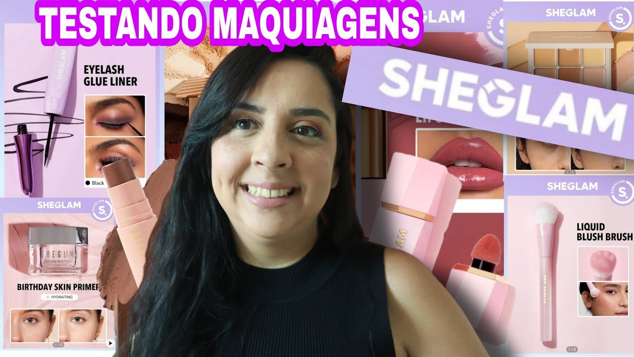 MAKES DA SHEGLAM / TESTANDO TUDO - PRIMEIRAS IMPRESSÕES - YouTube
