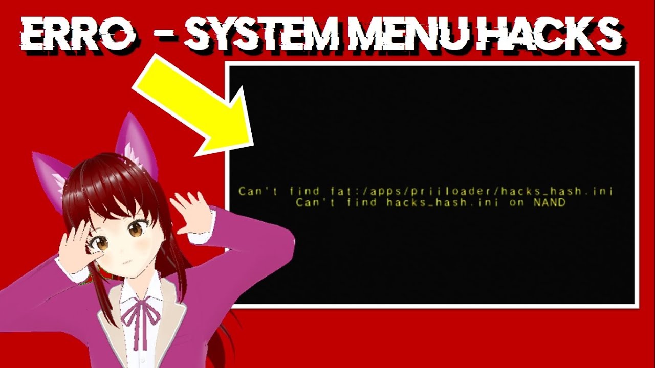 TIRANDO ERRO DO SYSTEM MENU HACKS - YouTube
