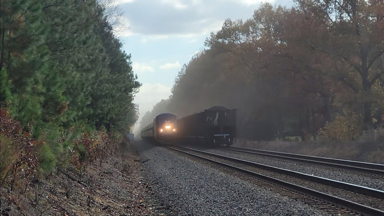 CSX Loaded Coal Train W/ Triple DPU With Amtrak 138 At The End! - YouTube