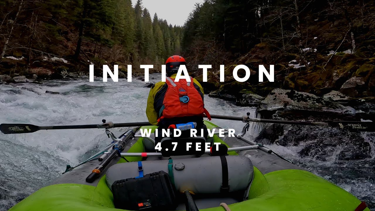 Initiation Rapid on the Wind River at 4.7 Feet - YouTube