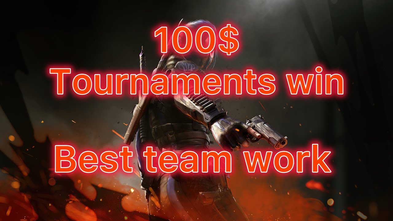 100$ tournament win | best team work - YouTube