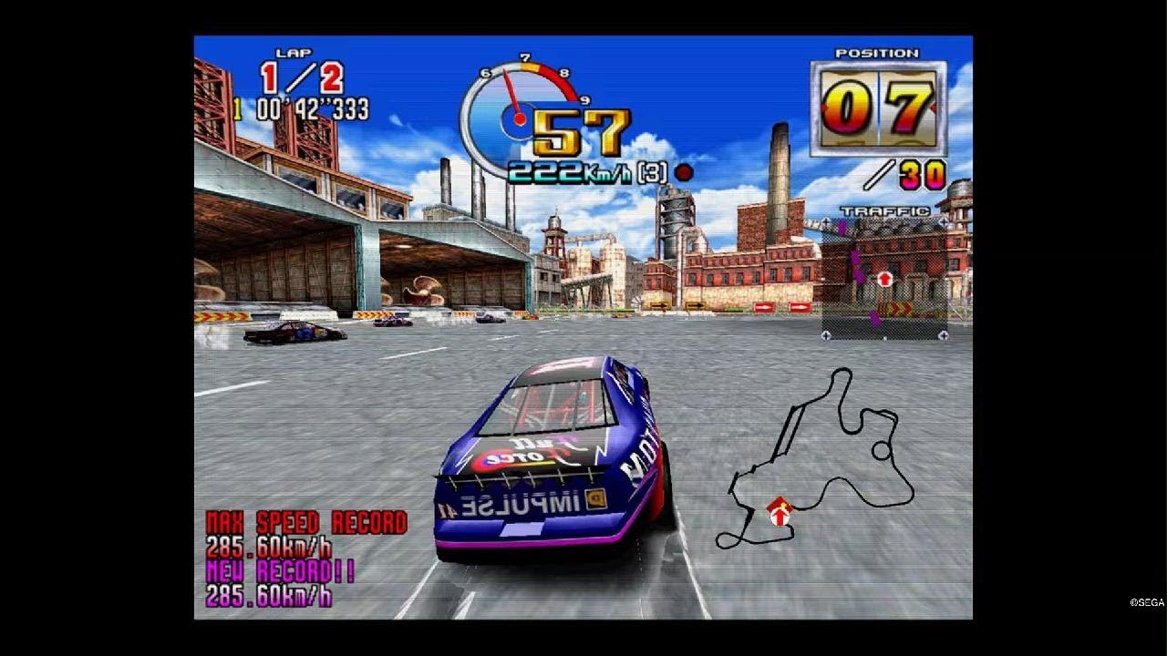 SEGA Racing Classic 2 - Expert Course (Mirrored) - Phantom - YouTube