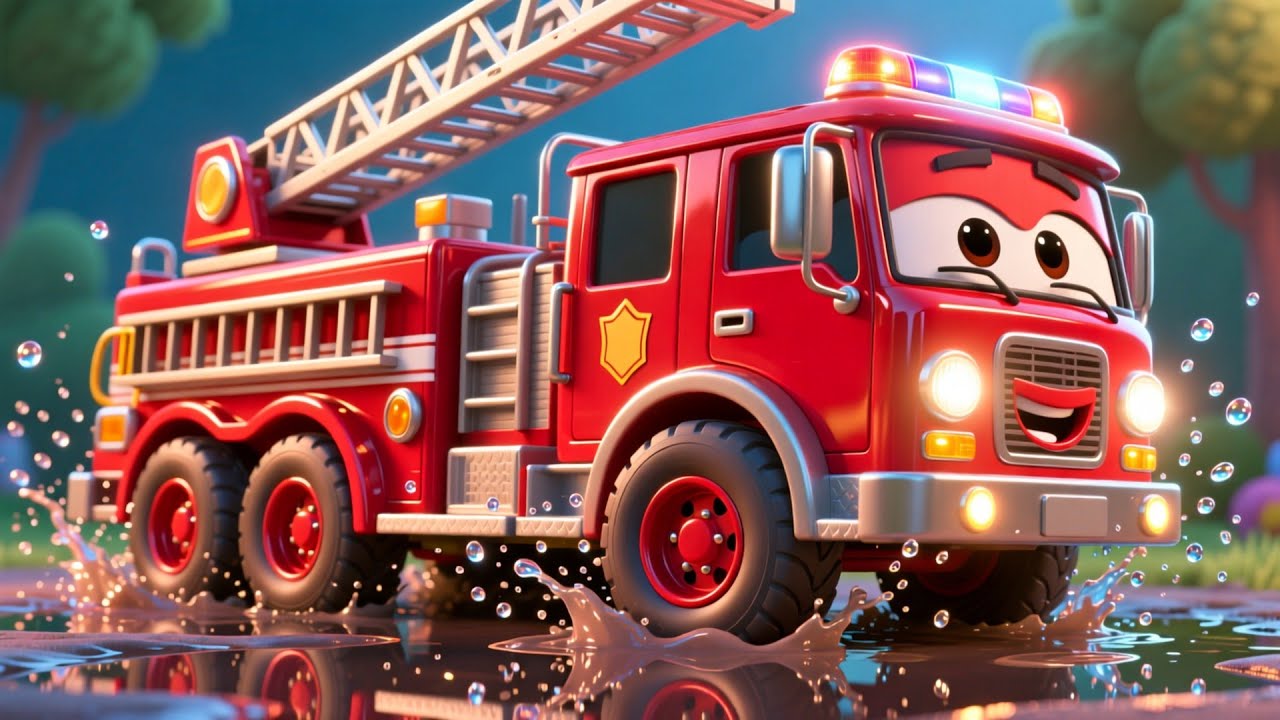 Fire Truck Rescue Counting Song 🚒 | Fun Baby Songs & Nursery Rhymes for ...