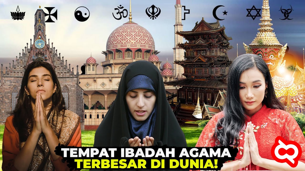 KAPASITASNYA SAMPAI JUTAAN ORANG! Inilah Tempat Ibadah Terbesar Tiap ...