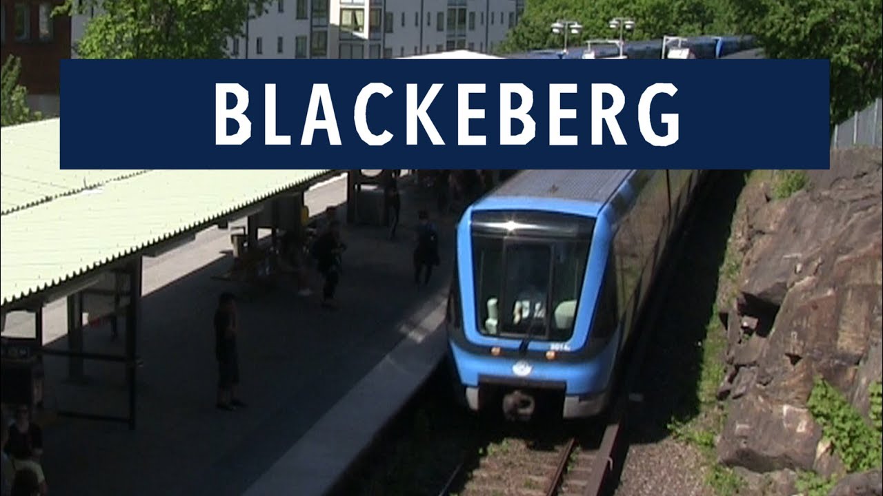 Blackeberg station Tunnelbanan i Stockholm 2017 - YouTube