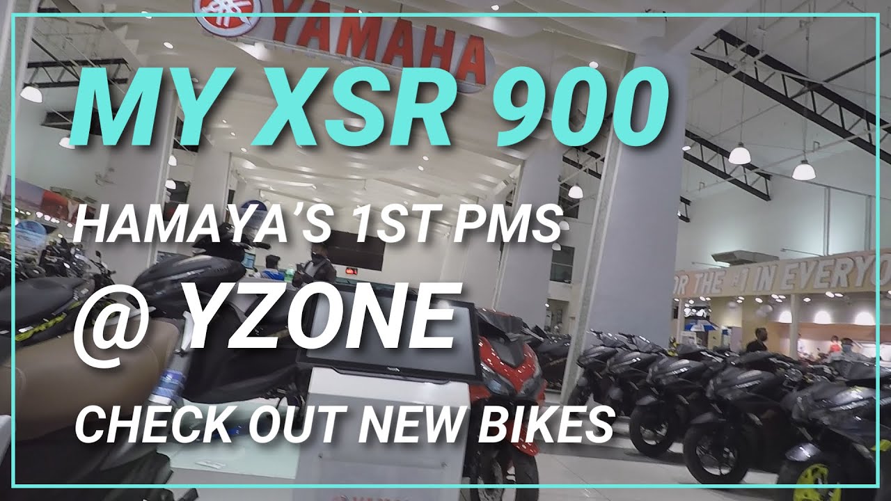 MY XSR 900 1st PMS @ YAMAHA YZONE - YouTube