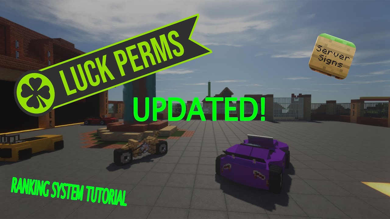 How to Make CUSTOM RANKS in Your Minecraft Server? (Server Signs ...