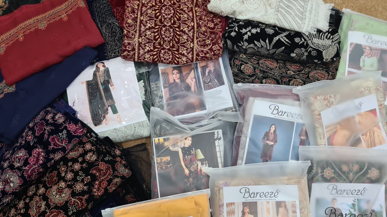 Best Winter Velvet Dresses Bareeze Latest - YouTube