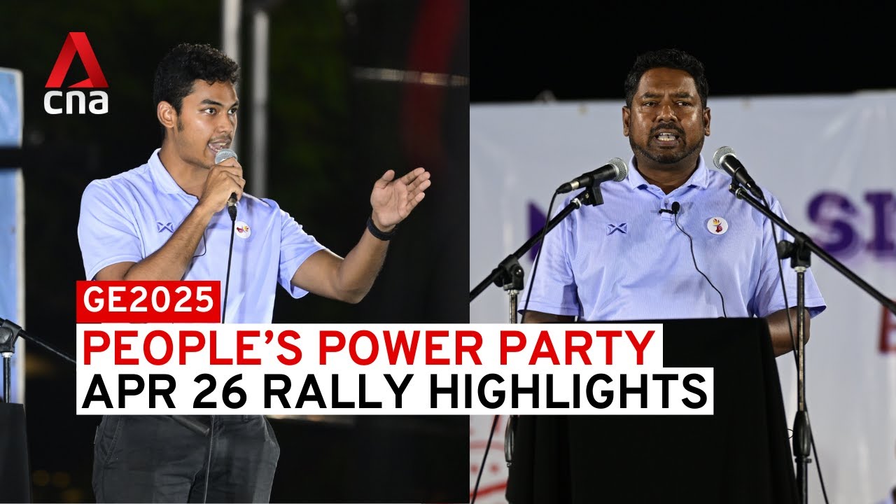 GE2025: People’s Power Party rally for Ang Mo Kio GRC | Highlights ...