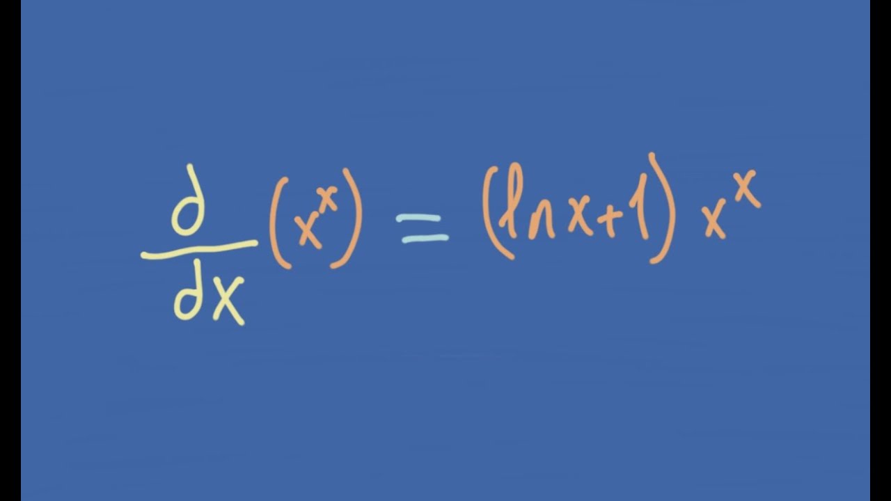 Derivative Of X x With Respect To X DERIVED YouTube derivative-of-x-x-with-respect-to-x-derived-youtube