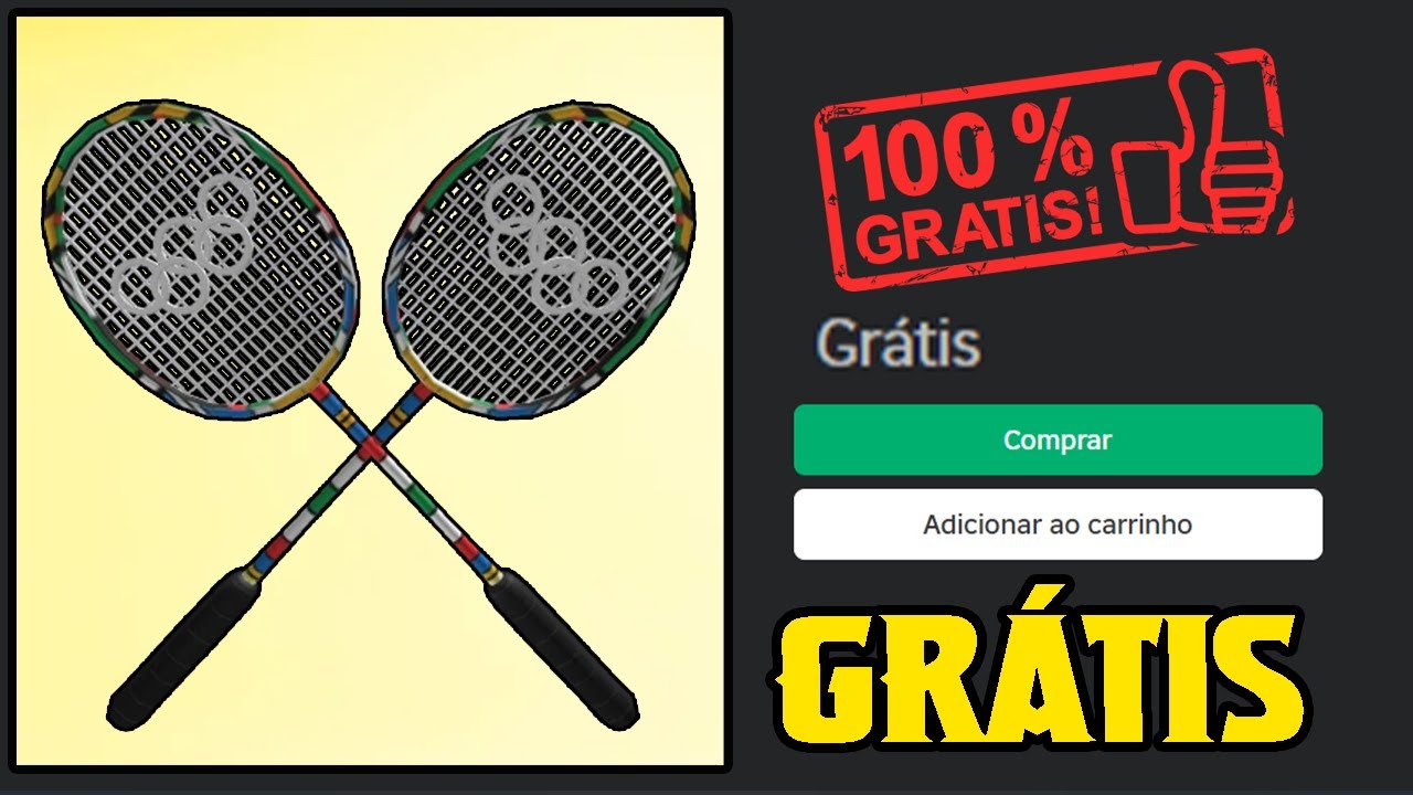 PEGUE RÁPIDO!!! ITEM FÁCIL Raquetes de Badminton - Edição Olímpica ...