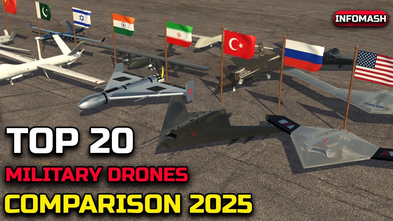 Top 20 Most Powerful Military Drones in 2025 - Military Drones Strength ...