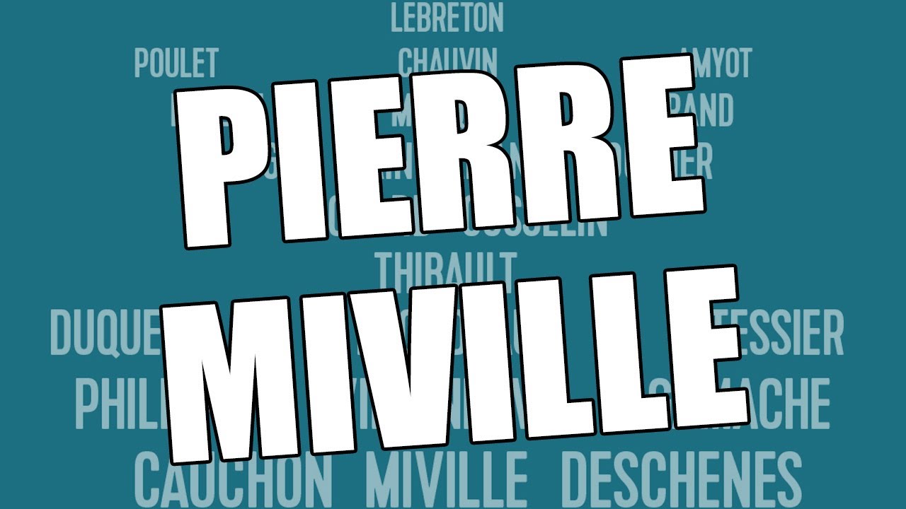 Raymond Ouimet présente «Pierre Miville. Un Suisse en Nouvelle-France ...