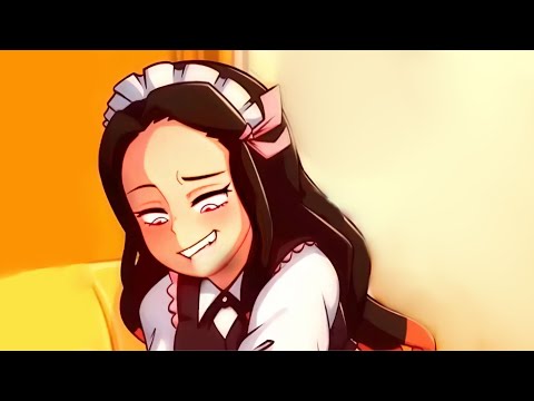 Nezuko as a maid Cleaning together! | Demon Slayer Comic Dub