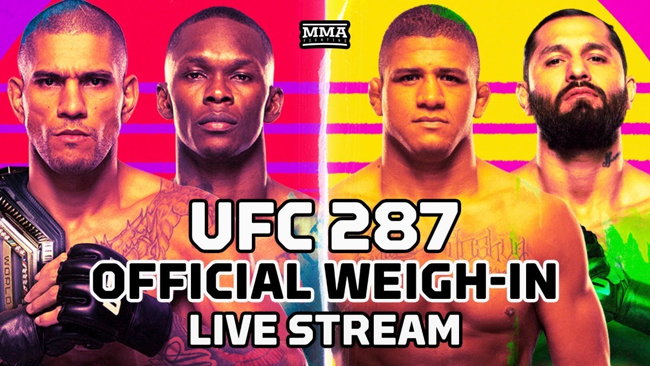 UFC 287: Pereira vs. Adesanya 2 Official Weigh-In LIVE Stream | MMA ...