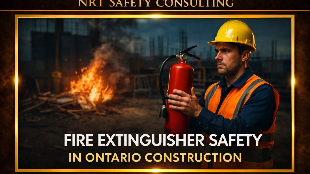 FIRE EXTINGUISHER SAFETY ONTARIO IN CONSTRUCTION PROJECTS - YouTube