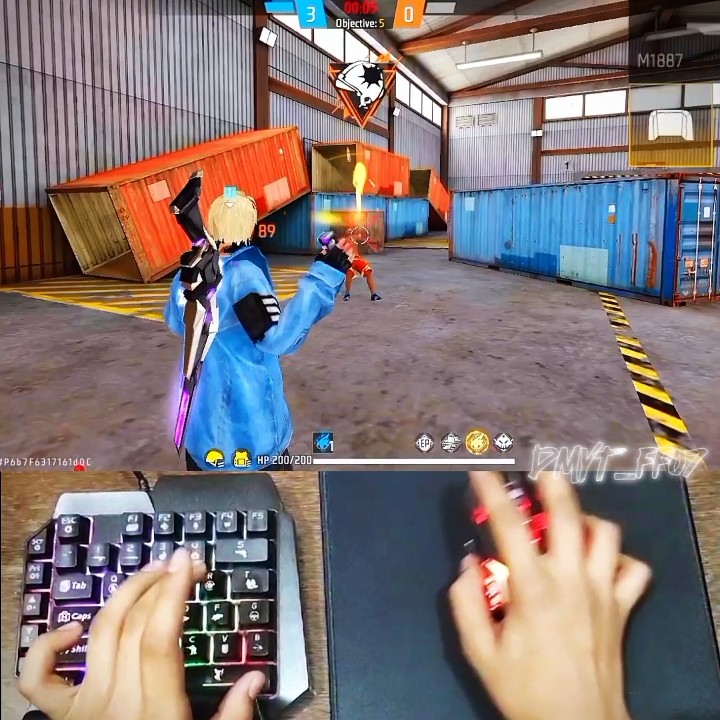 Mastering Free Fire: Keyboard and Mouse Gameplay with Handcam #shorts ...