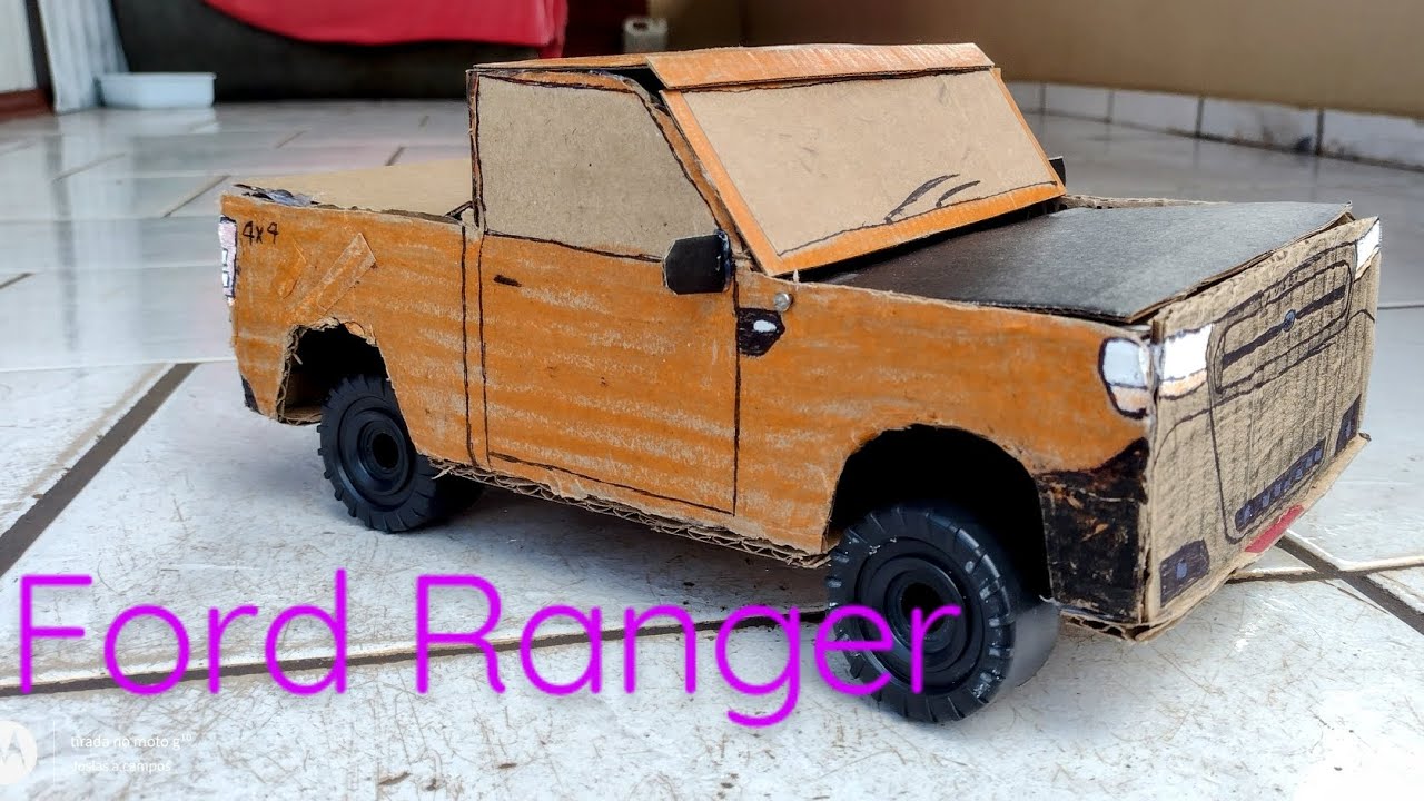 Ford Ranger. minhas criações com papelão. - YouTube