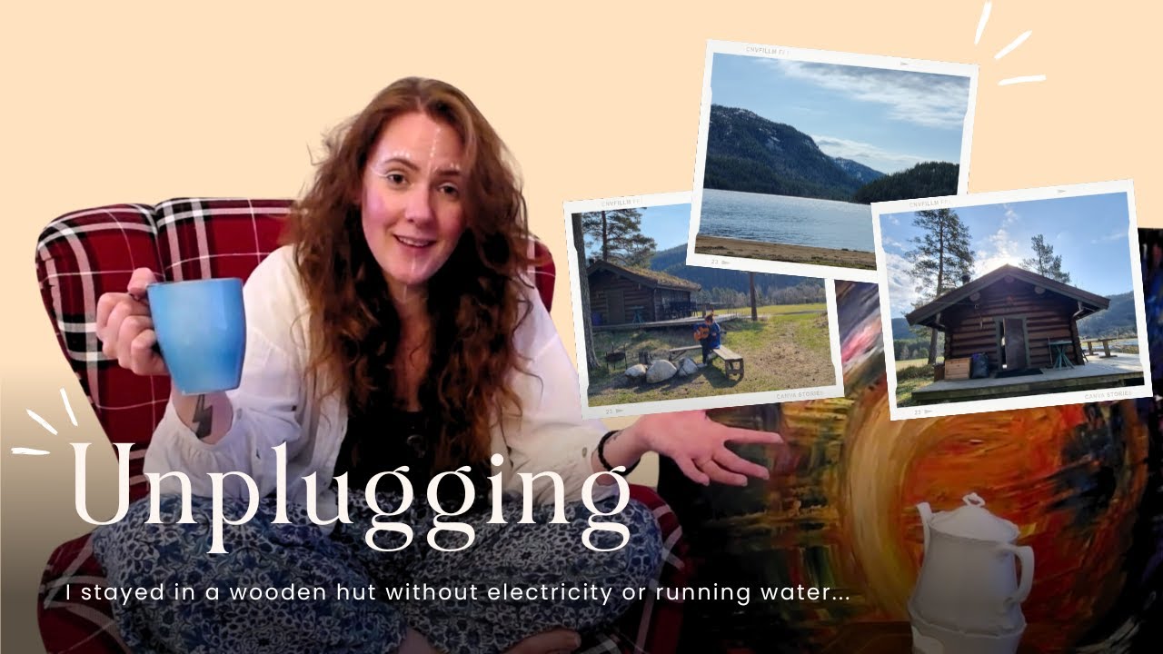 I stayed in a wooden hut without electricity or running water 😱 - YouTube
