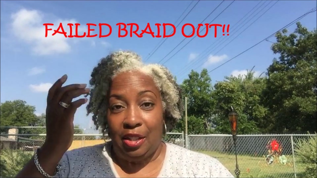 Failed Braid Out And Micro Braids - YouTube