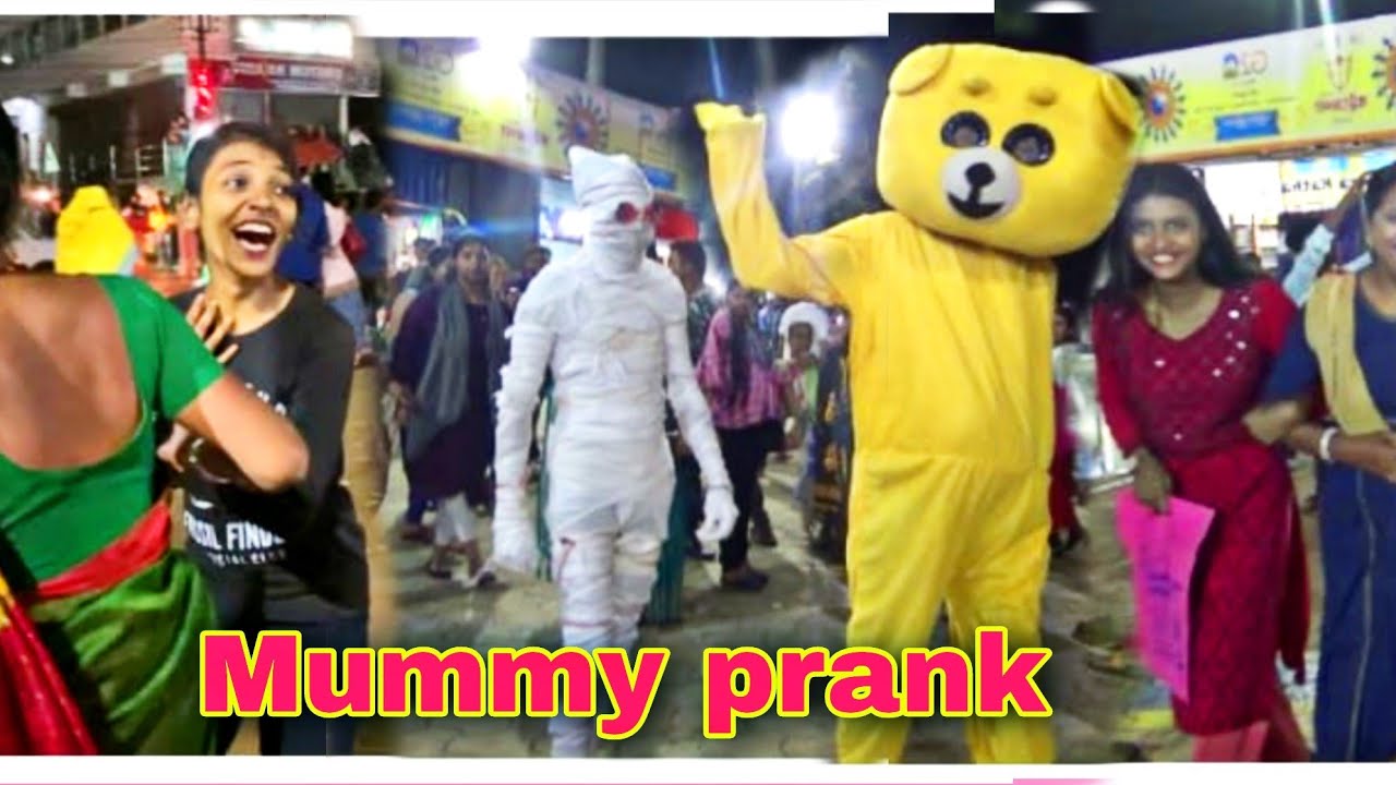 Mummy Prank🥵 On Public Place ||👻Mummy হয়ে prank করলাম মেলাতে 😂😂# ...