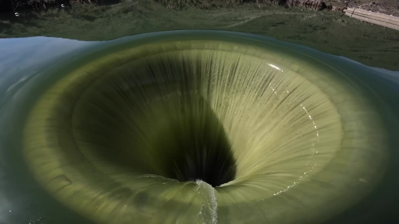 A mesmerizing sight: The ring gate spillway is open on the Owyhee Dam ...